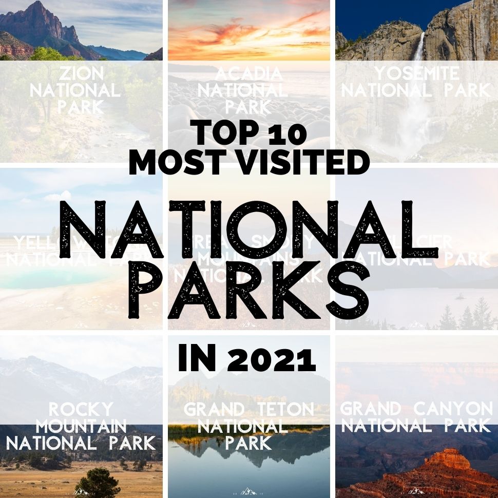 The Most Visited National Parks in 2021 - Park Chasers
